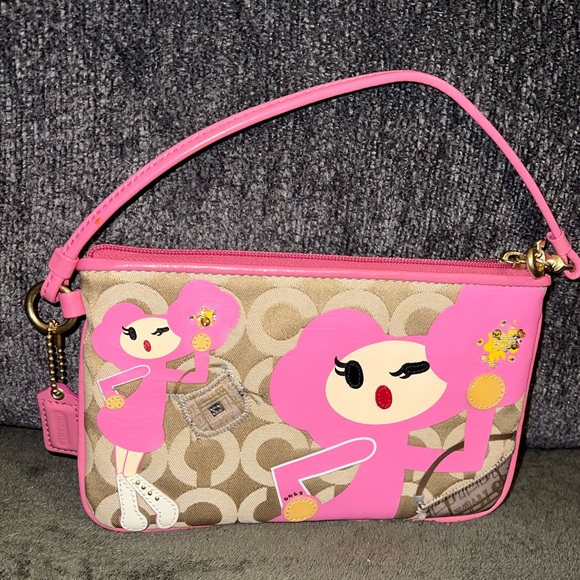 Coach | Bags | Coach Poppy Pinky Wristlet | Poshmark